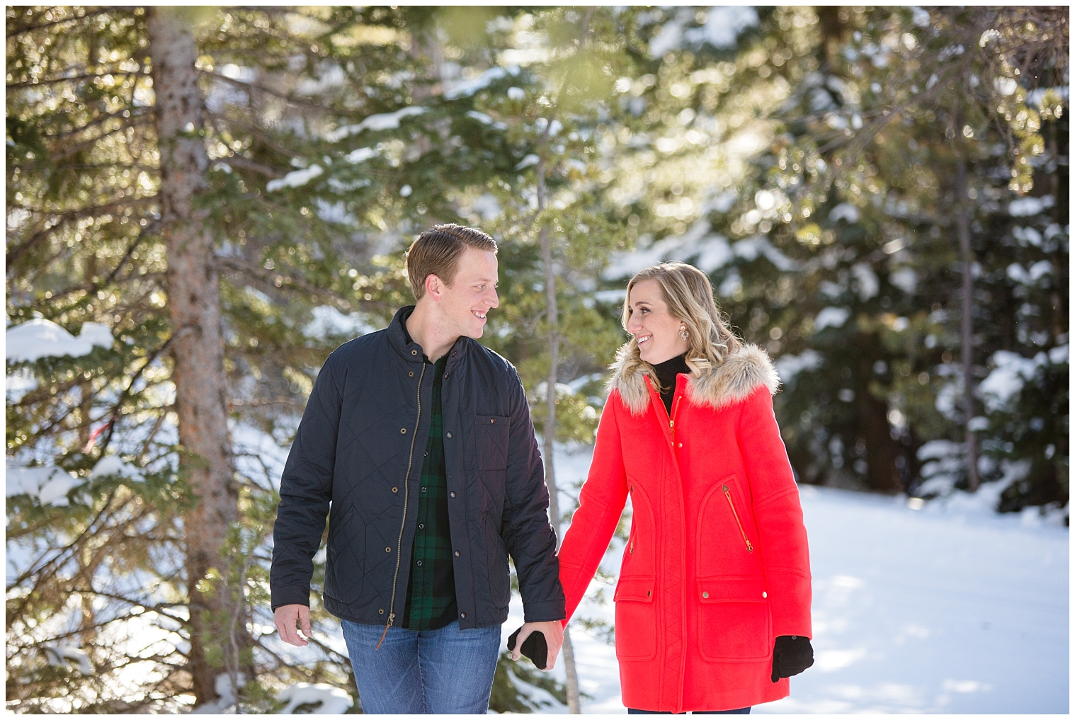Jamie + David | Breckenridge Winter Engagement